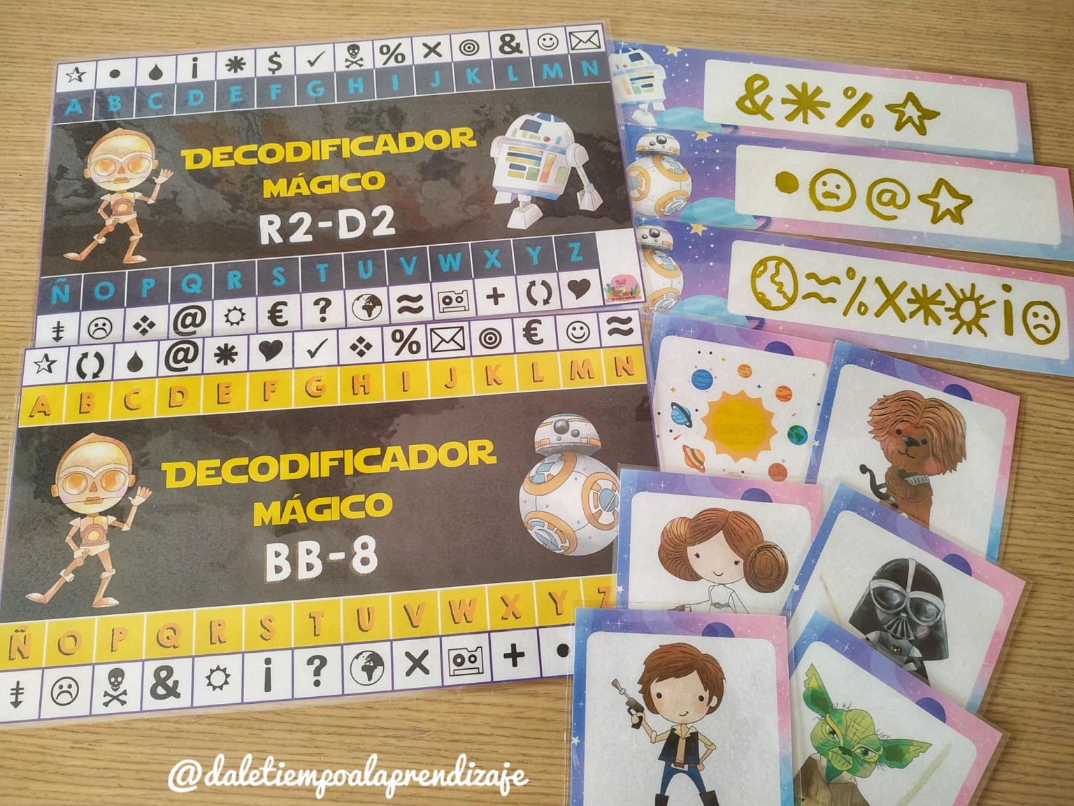 Actividad Star Wars - STABILO Aula - Lectoescritura y coloreado para ...